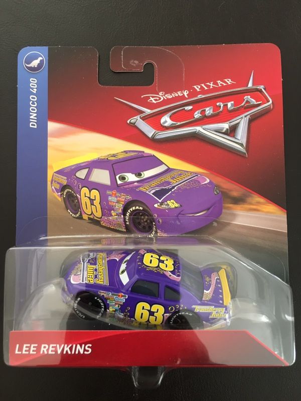 Disney Pixar Cars 3 Lee Revkins #63 Transberry Juice Race Car ...