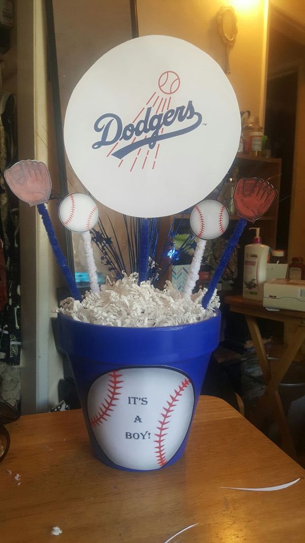 Dodger Theme Centerpiece
