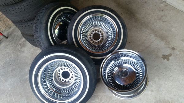 4-13" Wire wheels 13x7 ( 5 bolt Universal ( Roadster or McClain ) (Auto ...
