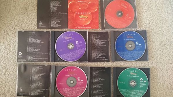 5 Classic Disney CDs vol 1-5 (CDs & DVDs) in Orlando, FL