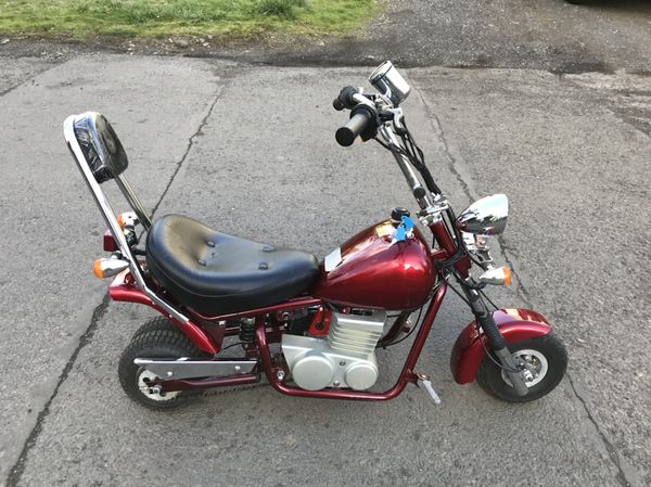Maroon 36cc mini harley chopper pocket Bike (Motorcycles) in Happy ...